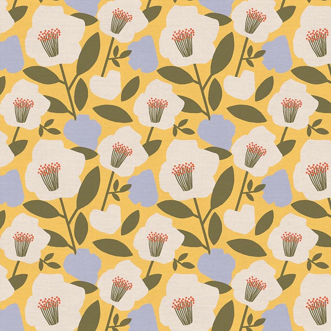 Millefleur Collection - Wild Rose in Yellow/lavender - Jessica Neilsen ...