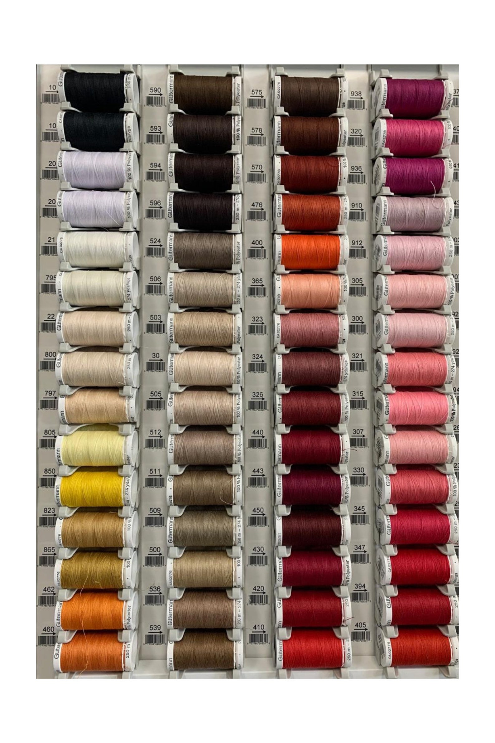 Gutermann Sew-all Thread 250 Meters/274 Yards Choose and Add Color ...