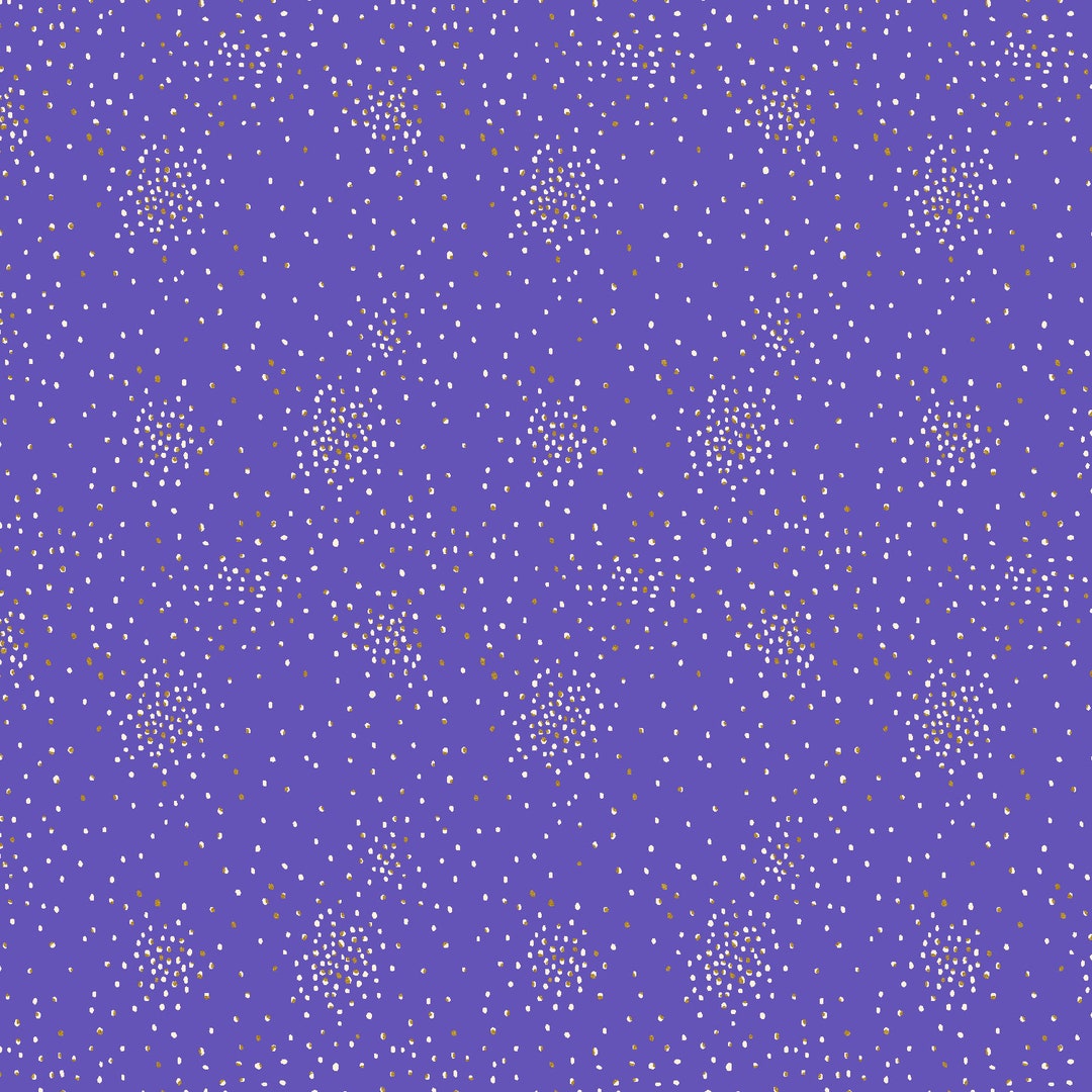 Basics Clusters Collection - Dark Lilac Metallic Fabric - Collaborative ...