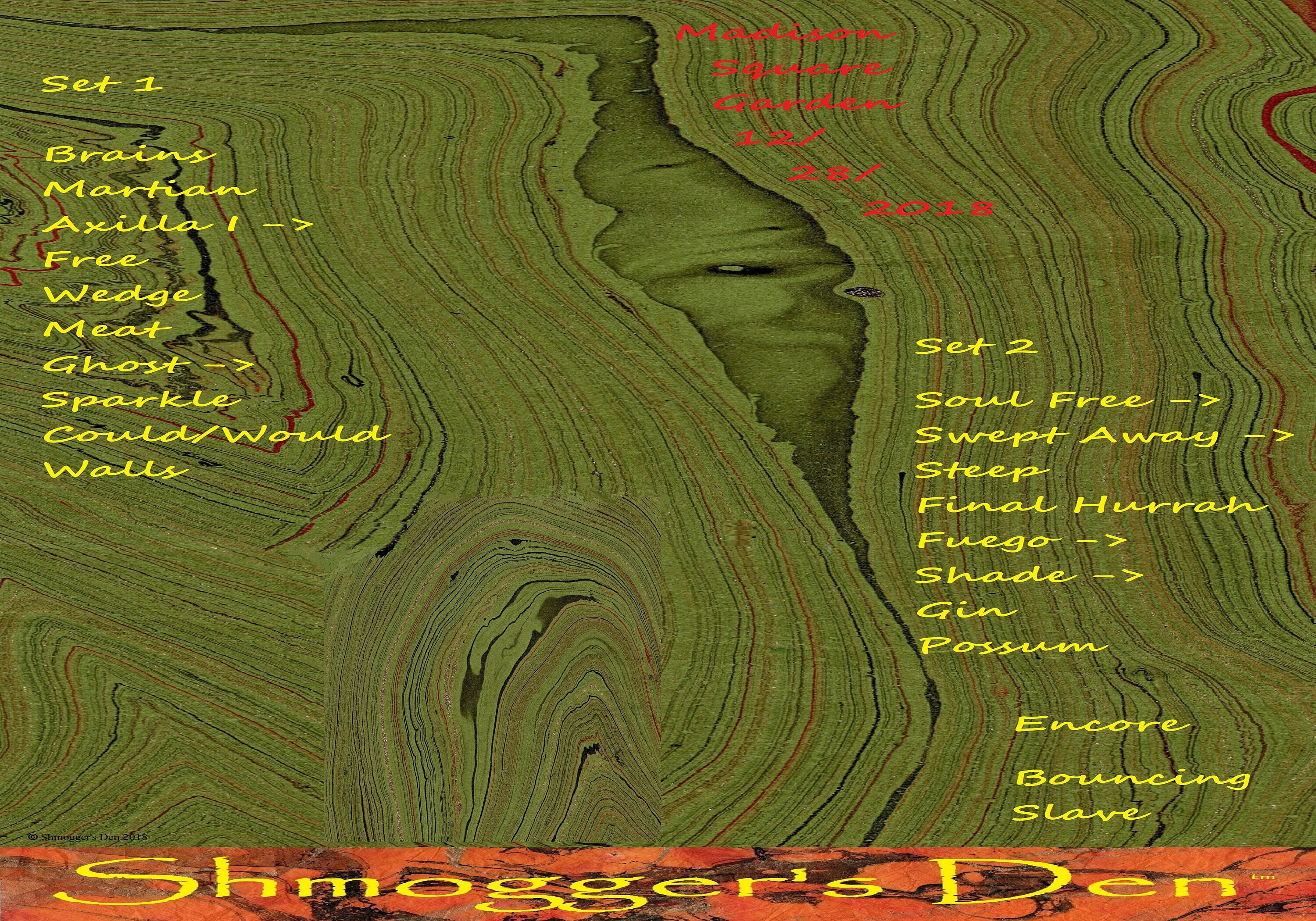 This one's for the insiders. Phish Puzzle Story of the Ghostly Green ...