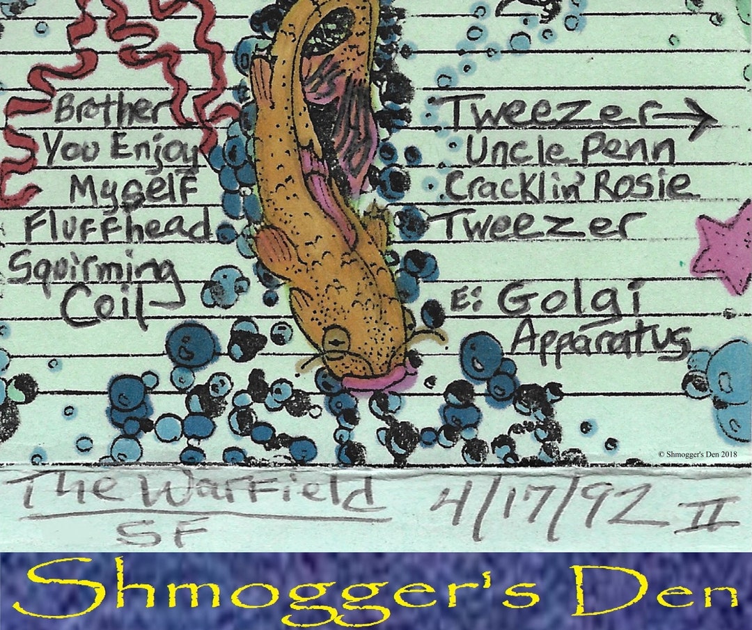 Phish Puzzle: Warfield Theater, SF 1992 Phish Tape Cover Art. Read the ...