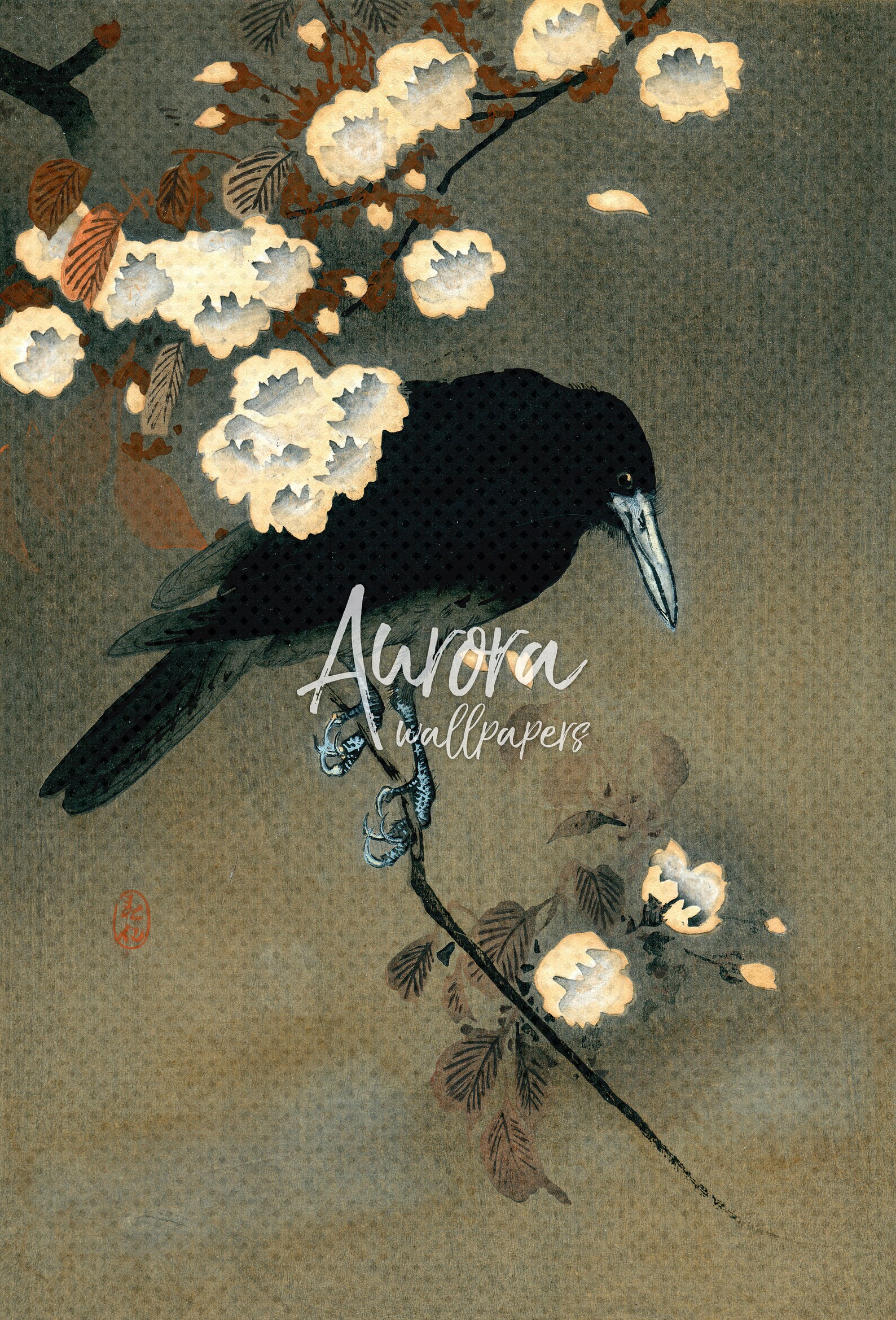 The Crow Wall Mural Painting Wall Decor Peel and Stick | Etsy