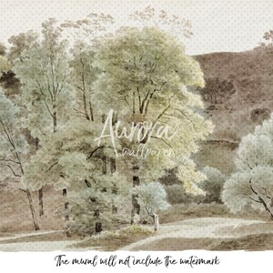 Village Spring Fresh Air 90 Removable Wallpaper, Traditional Wallpaper ...