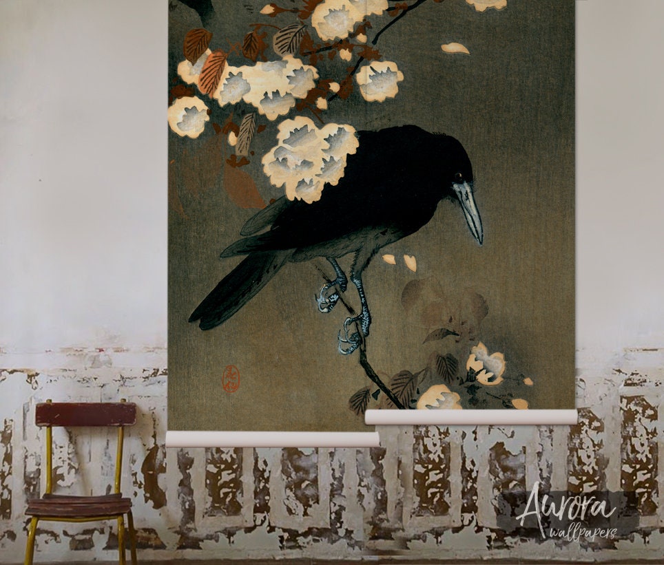 The Crow Wall Mural Painting Wall Decor Peel and Stick - Etsy Canada