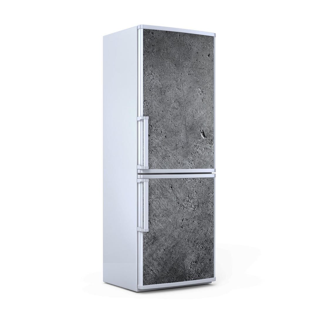 Concrete Texture, Fridge Magnetic Decal, Gray Aesthetic Freezer Cover ...