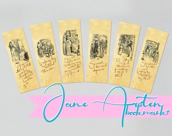 Pride and Prejudice Jane Austen Bookmark Gift Book - Etsy