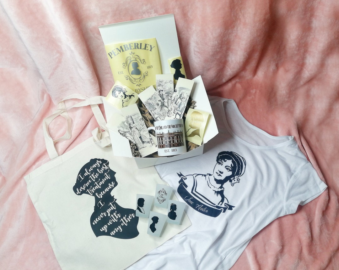 Jane Austen Gift Box Birthday Christmas / Pride and Prejudice / Mr ...