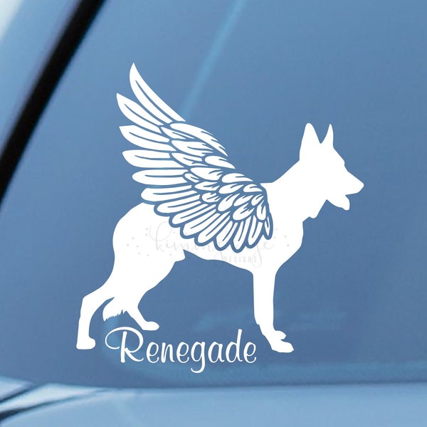 German Shepard Decal - Etsy
