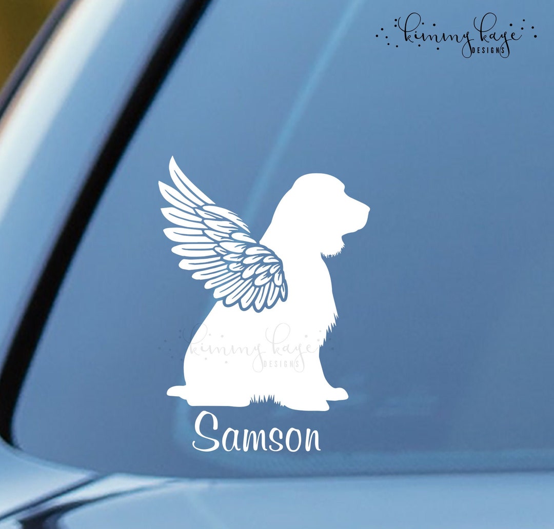 English Springer Spaniel Memorial Decal, Personalized With Your Fur ...