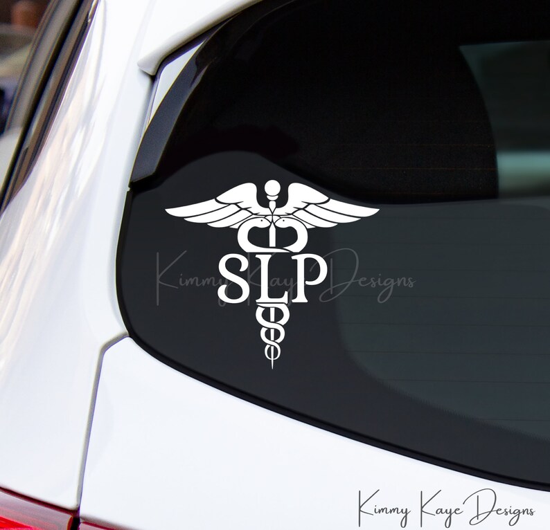 Speech Language Pathologist Vinyl Car Decal Car Decals for | Etsy