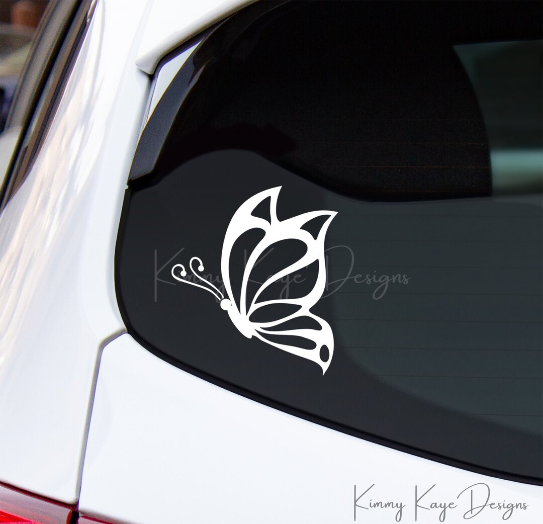 Butterfly Decal: DIY Vinyl Sticker for Tumblers, Laptops, Cars - Etsy