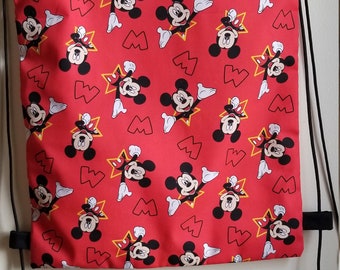 Mickey Mouse Drawstring Bag - Etsy