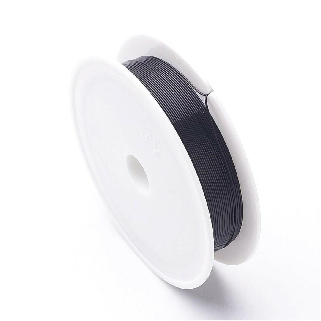 Iron Craft Wire - Black Enamelled, 7M Spool - 0.5mm Thick Wire for ...