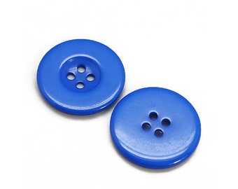 Dark Blue Buttons | Etsy