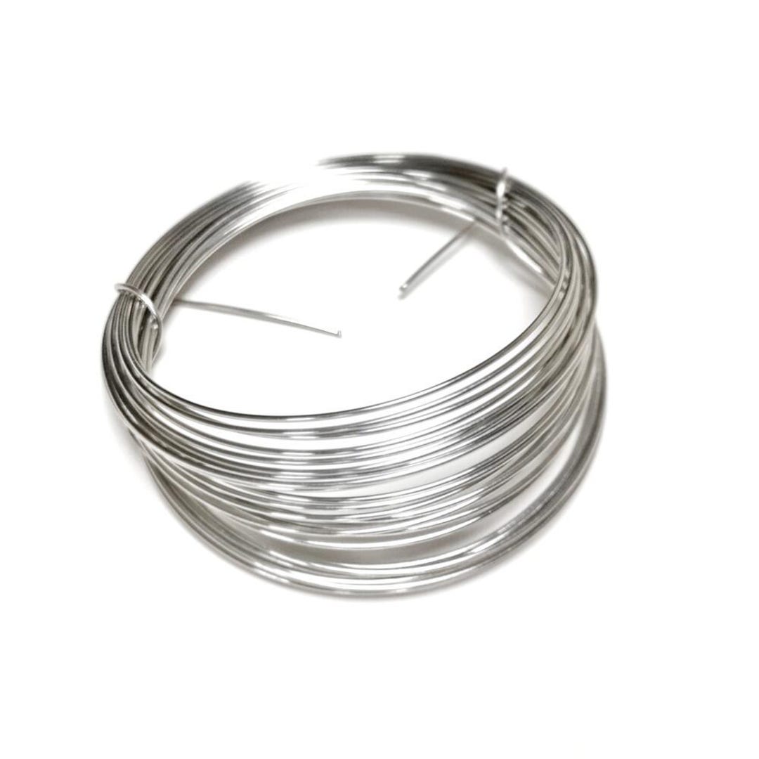 Premium Stainless Steel Craft Wire - Silver Unplated, 10M Coil - 0.6mm ...