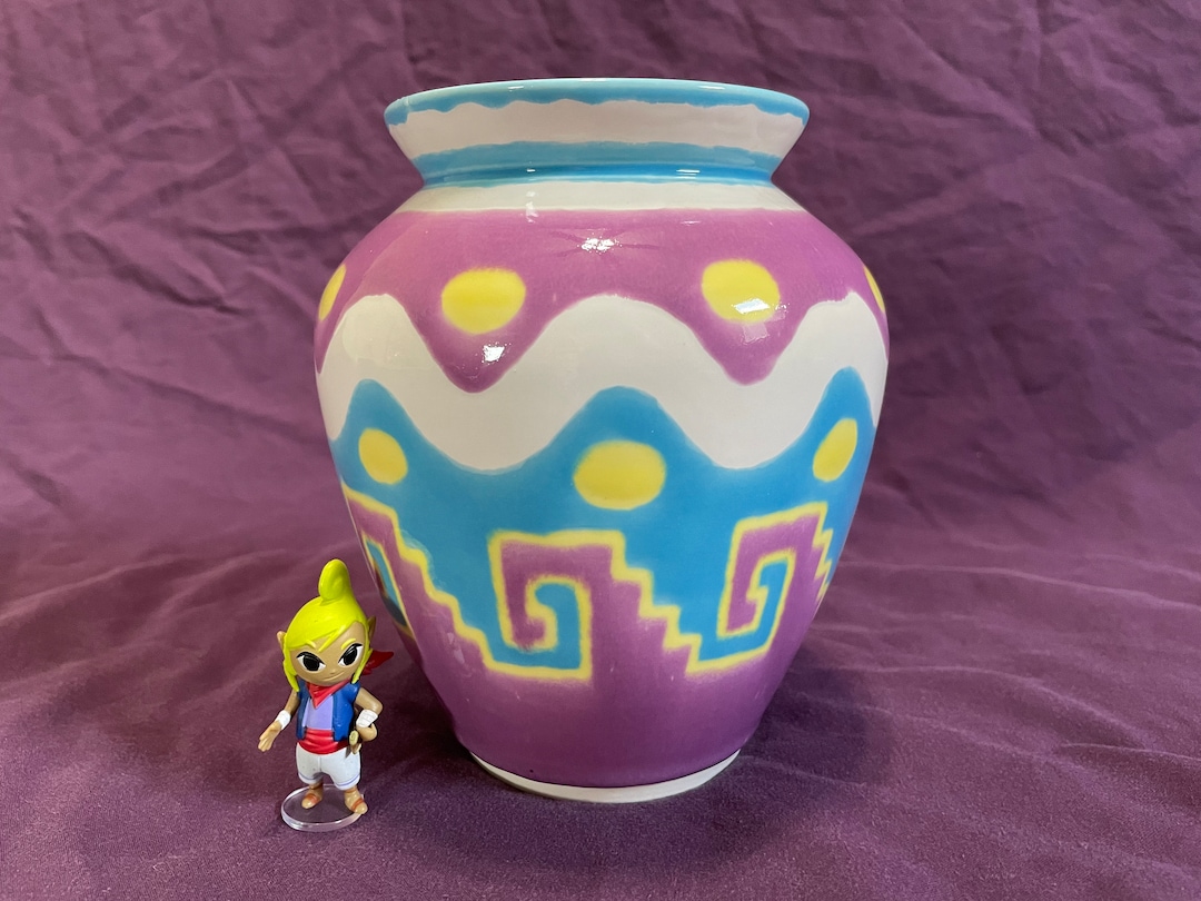 Wind Waker - Zelda Planter 6 1/4 IN. - Dragon Roost Island - PORCELAIN ...