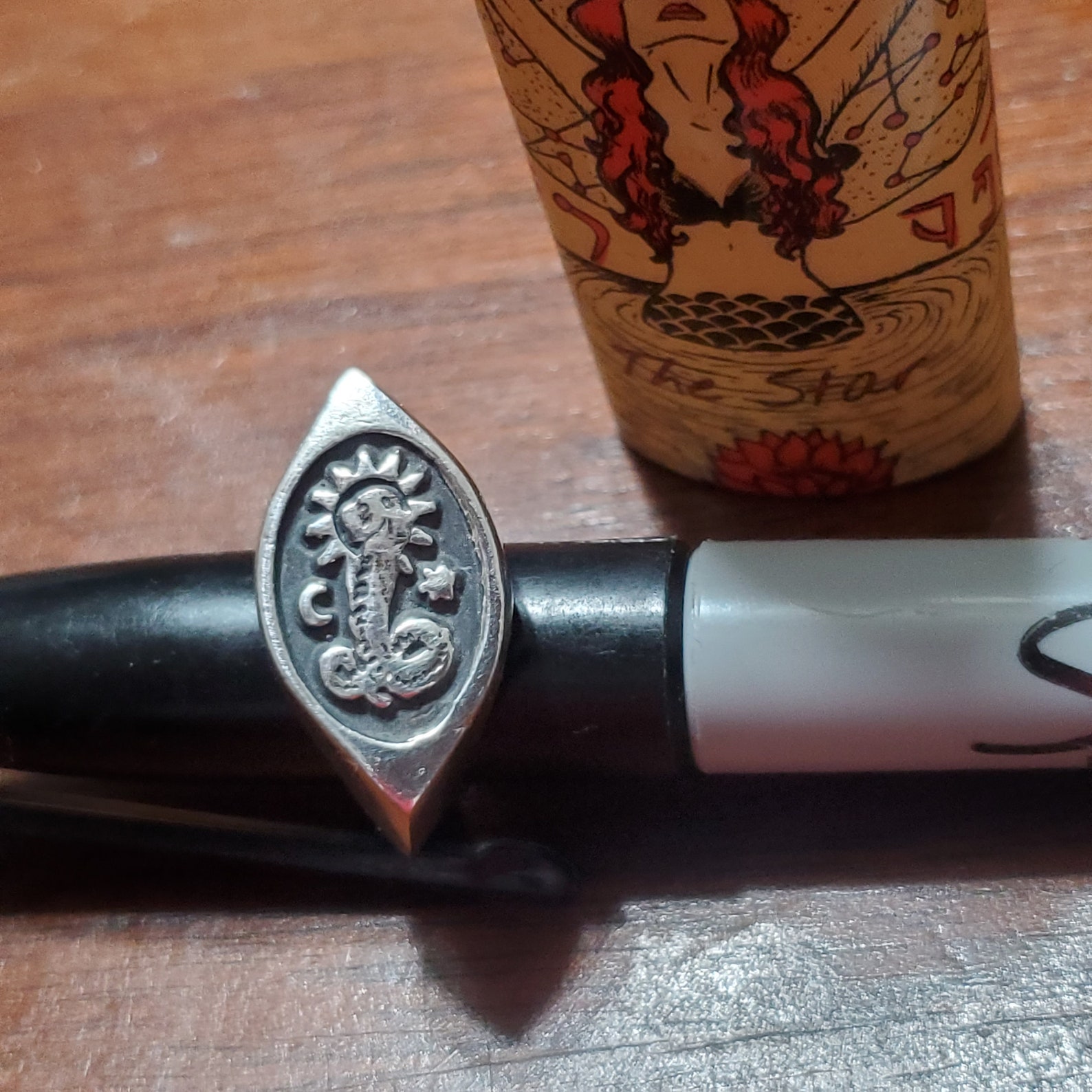 Gnostic Lion-headed Serpent Chnoubis Signet Ring - Etsy