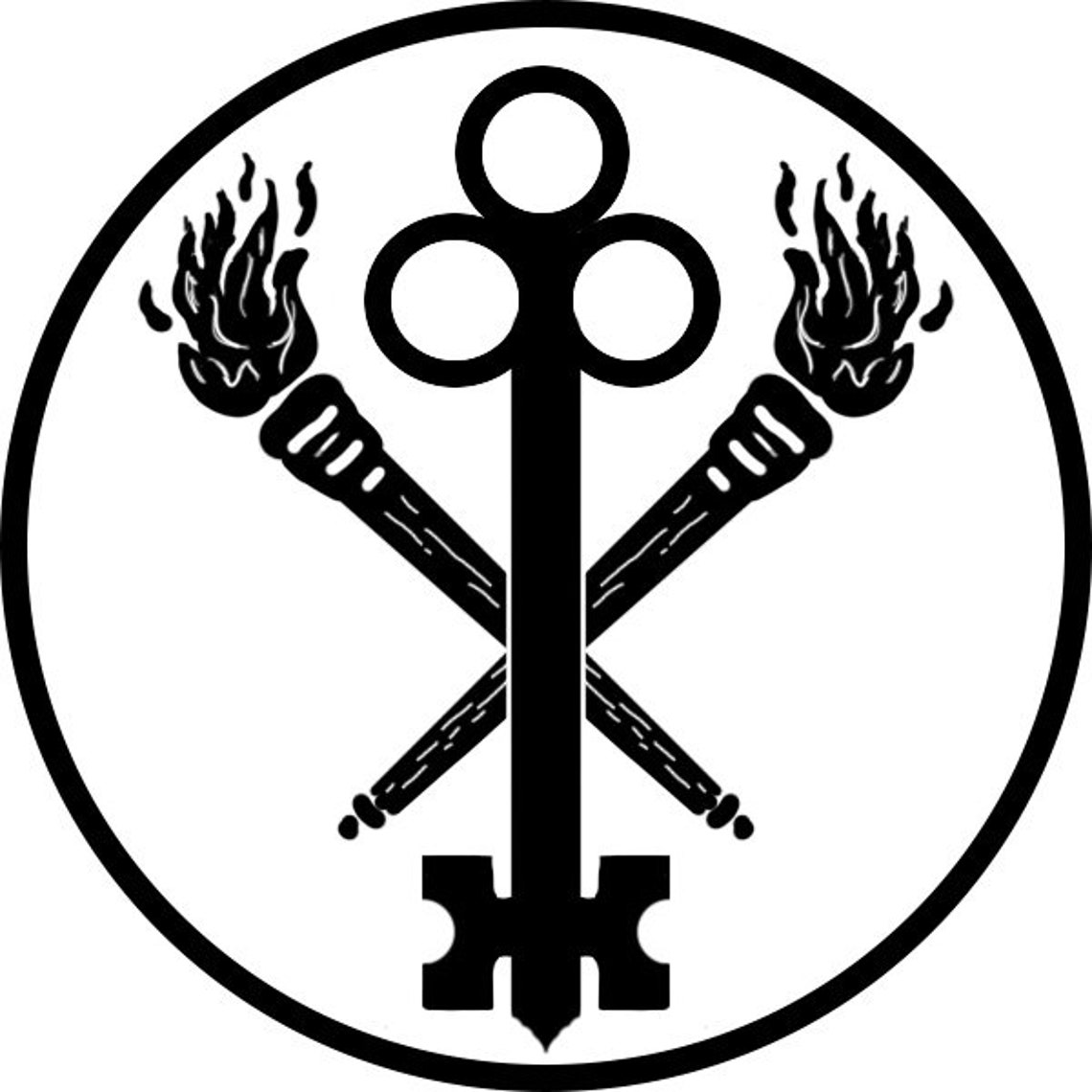 Hekate Key and Torches Devotional Pendant - Etsy