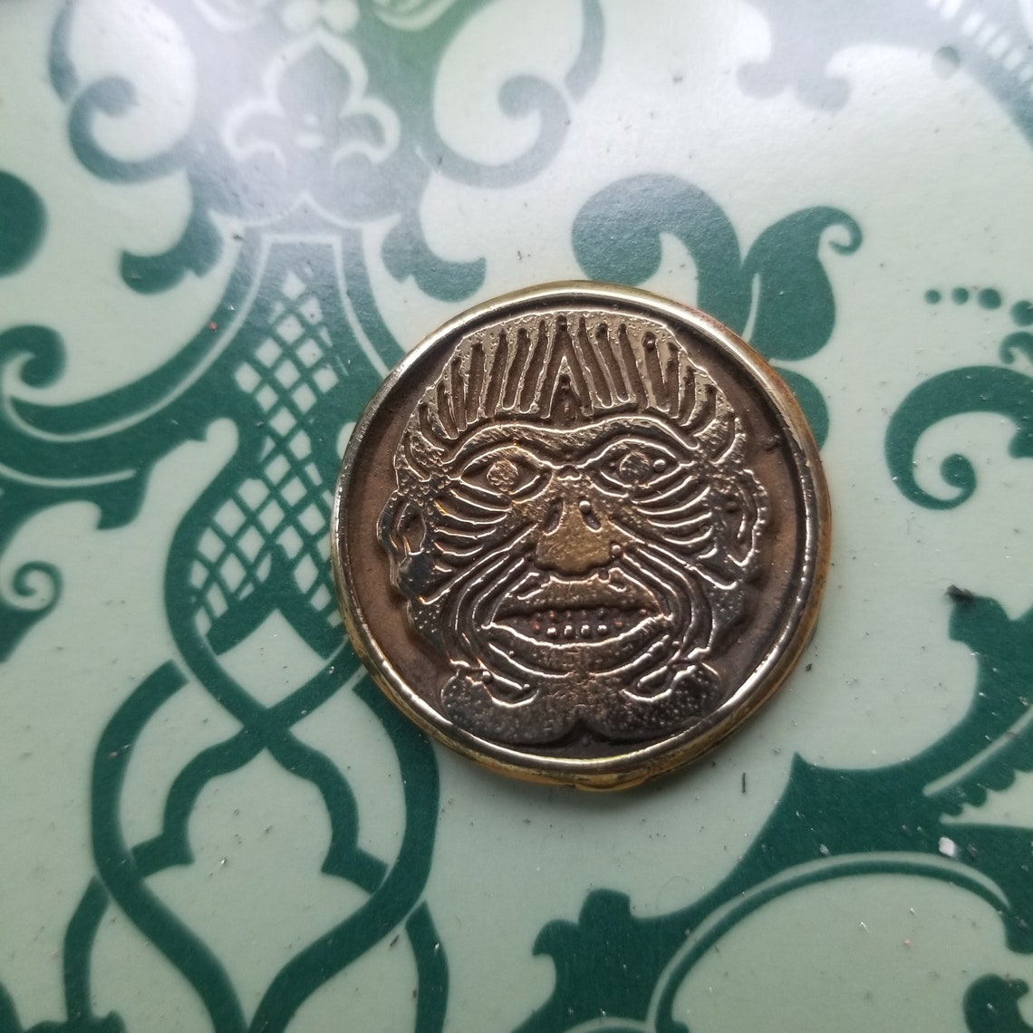 Humbaba / Huwawa Protection Two-sided Talisman - Etsy