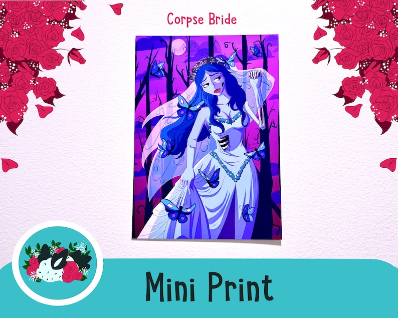 Corpse Bride - Mini Print - Etsy