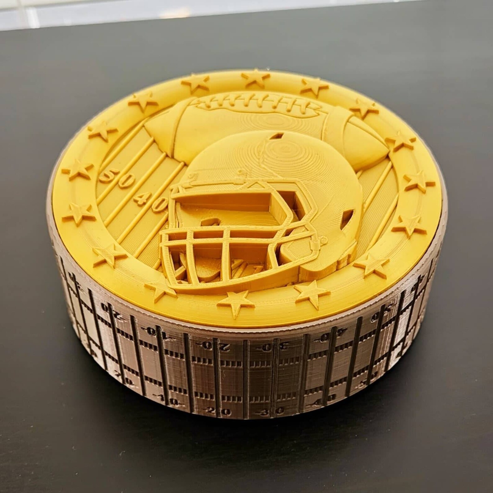 NFL Steelers Coasters - 3D Printed Drink Coasters Set of 4, Patriots ...
