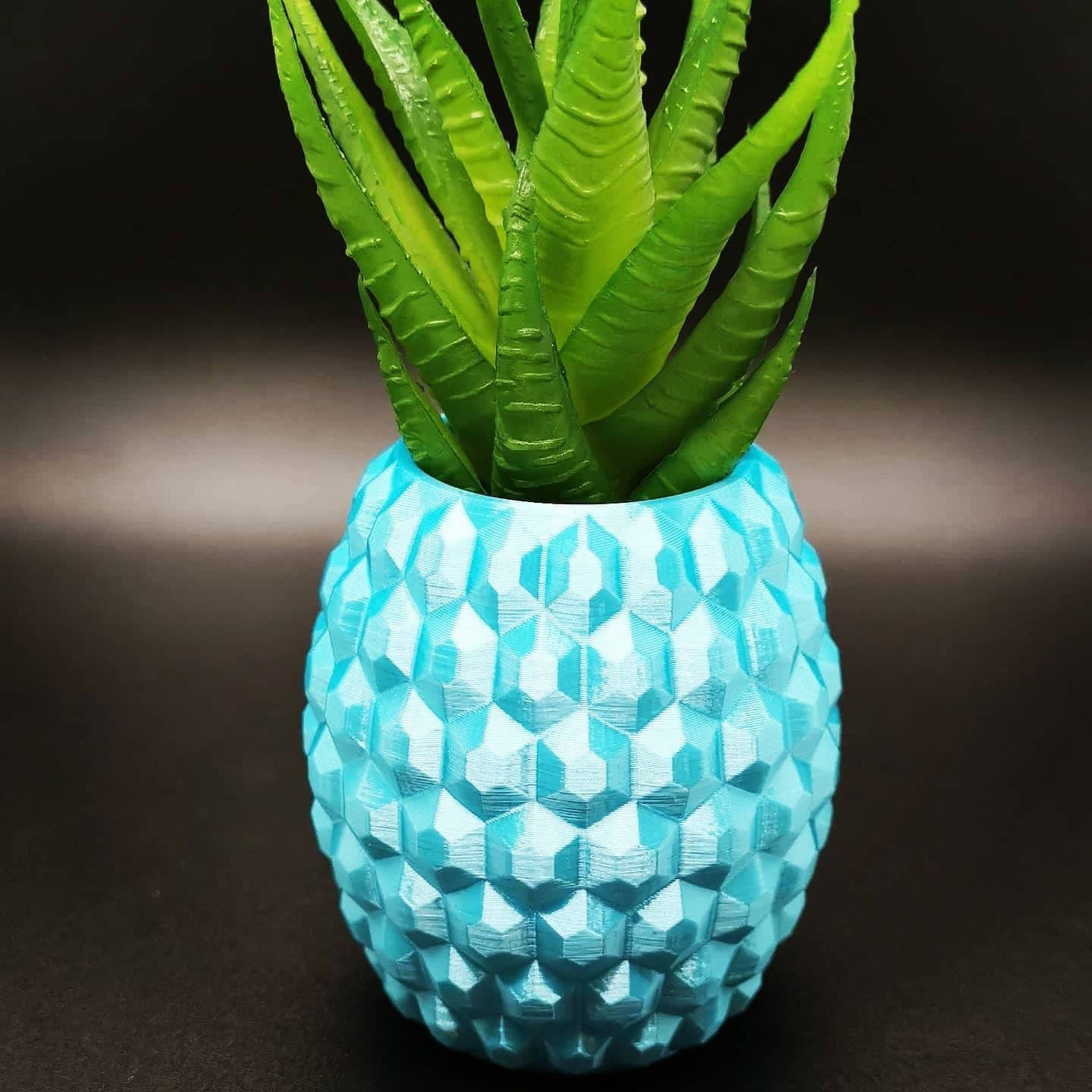 Mini Succulent Planter Set of Two, Cute Pineapple Planter, Air Plant ...
