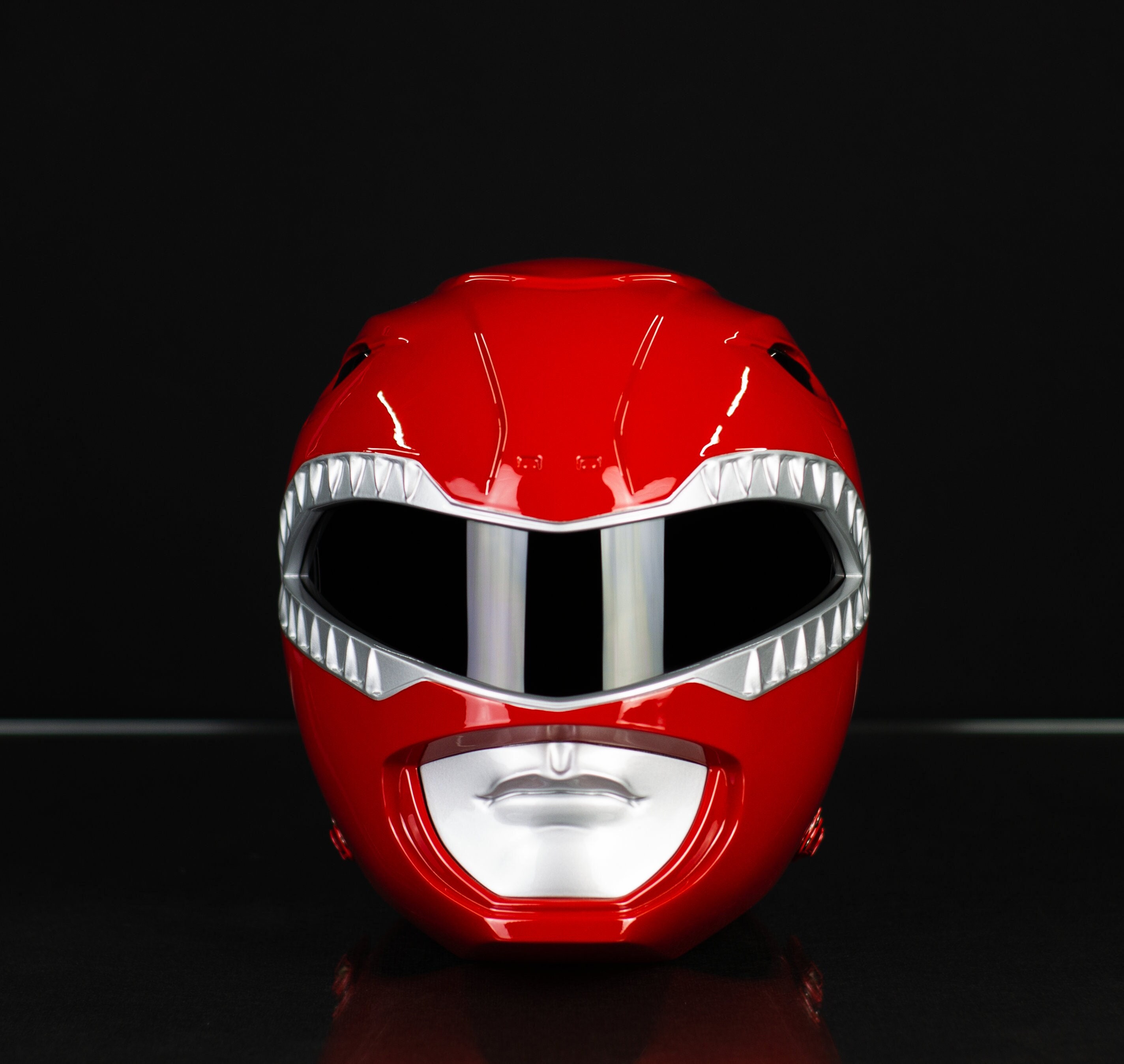 Black Power Ranger Motorcycle Helmet