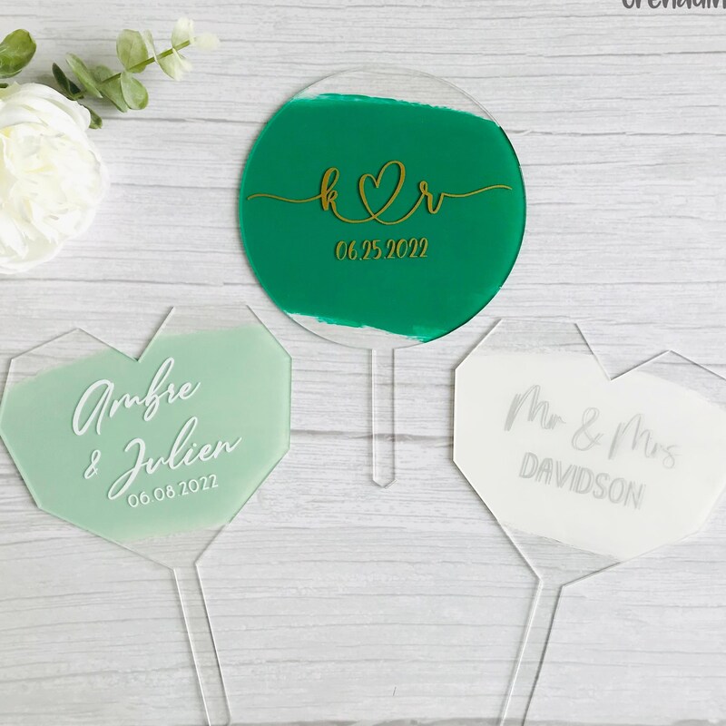 Acrylic Cake Topper - Etsy