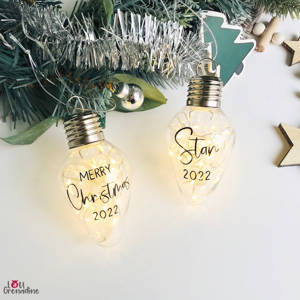 Light Bulb Ornament - Etsy