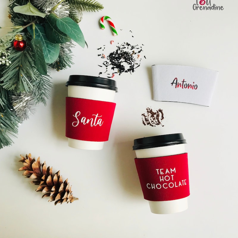 Custom Coffee Sleeves Wedding - Etsy