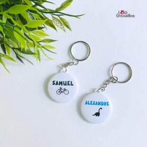Back to School Personalized Keychain for Kid's Backpack, Back to School ...