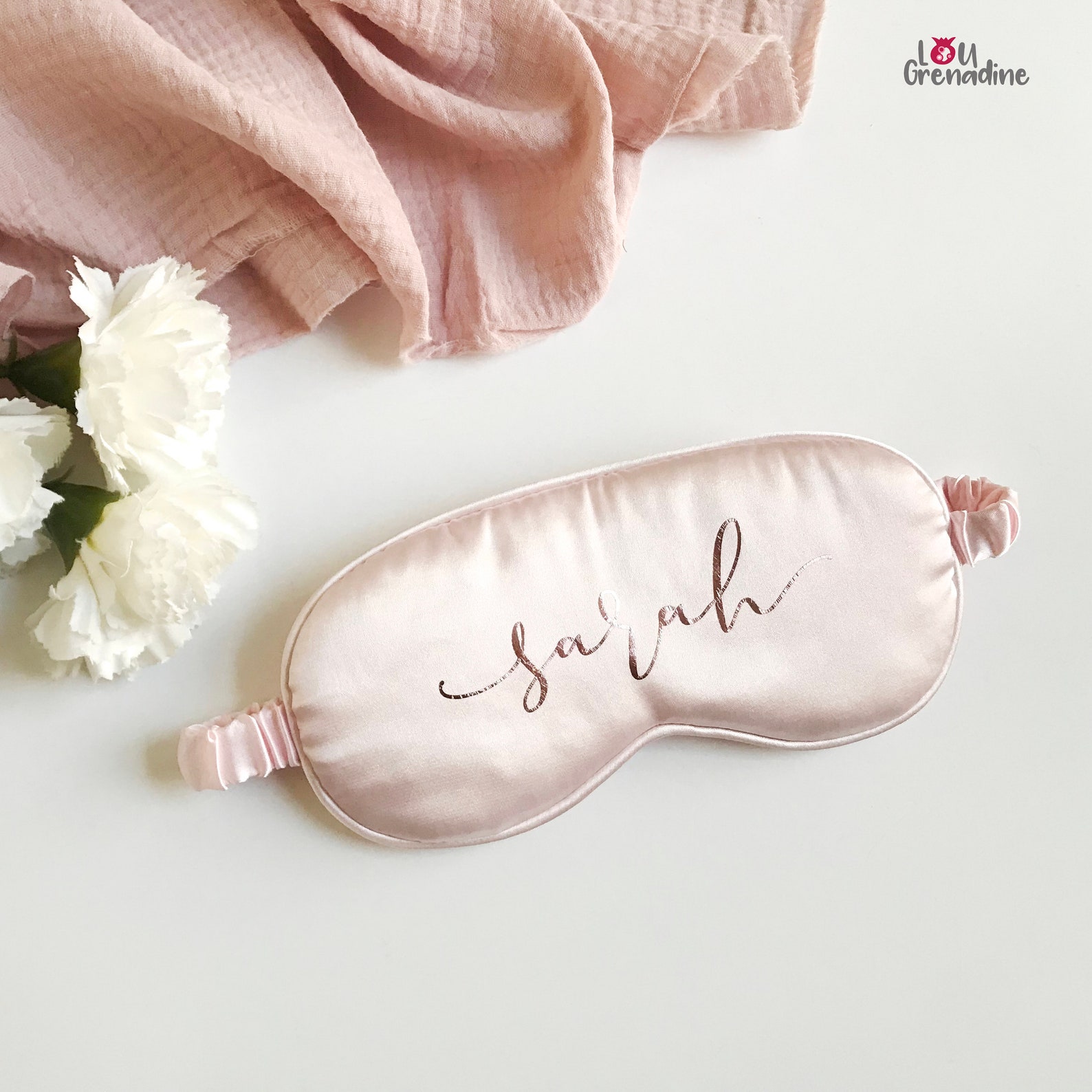 Personalized Sleeping Mask Bridal Party T Bridesmaid Etsy