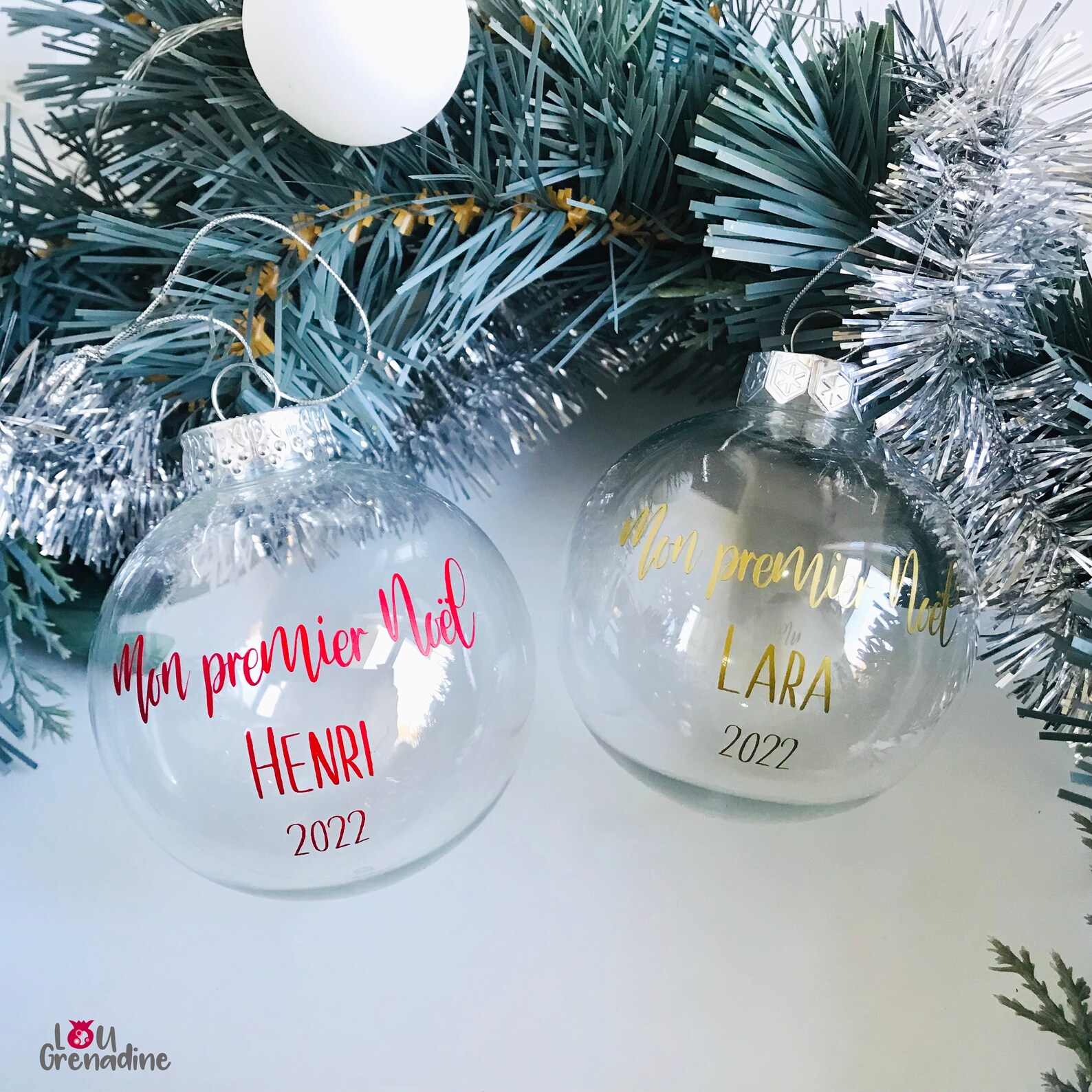 Personalized Christmas Ball Personalized Christmas Ornament - Etsy