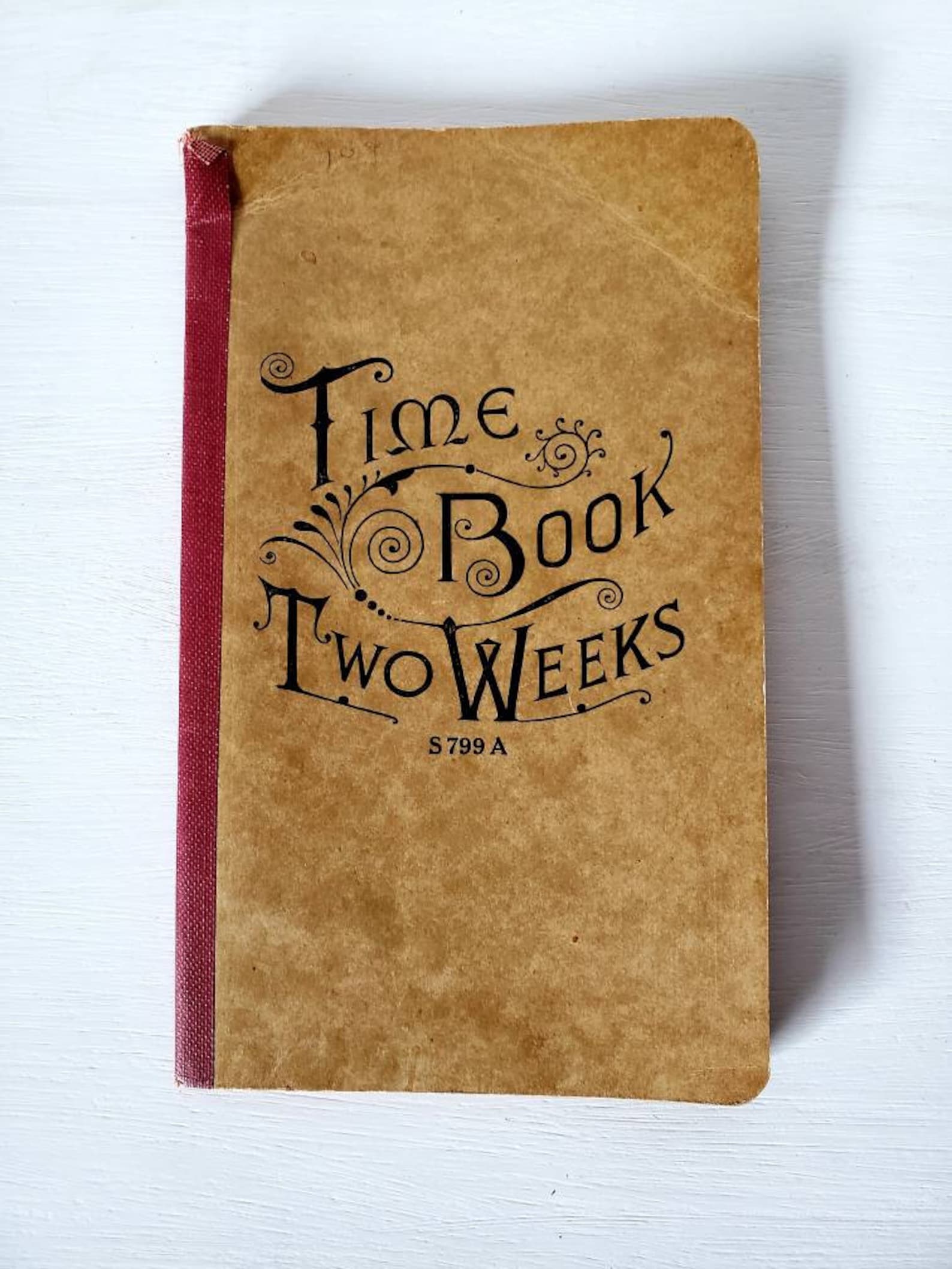 Vintage Two Weeks Time Book - Vintage Bookkeeping - Payroll - Etsy