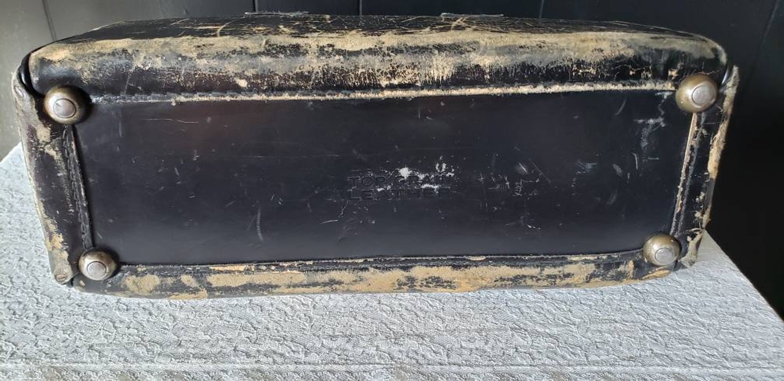 Leather Doctor's Bag - Vintage 1930s Medical Bag - House Call Bag ...