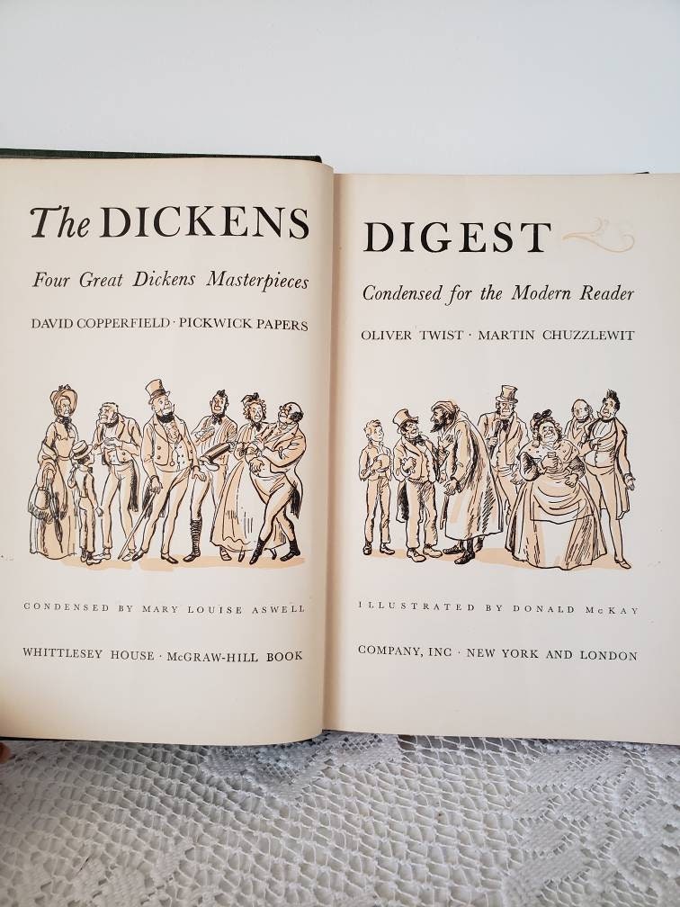 The Dickens Digest - Copyright 1943 - Charles Dickens - Condensed ...