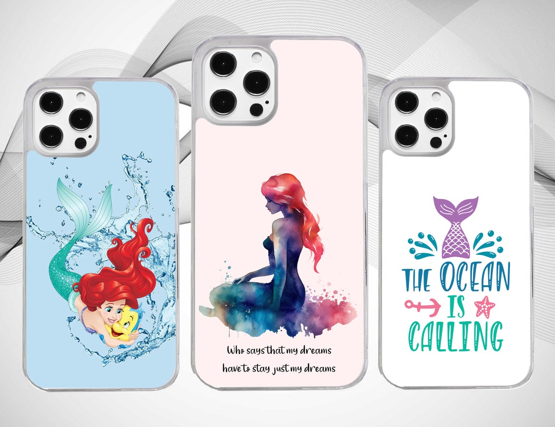 Little Mermaid Quote Water Phone Case Cover for iPhone Samsung Huawei ...