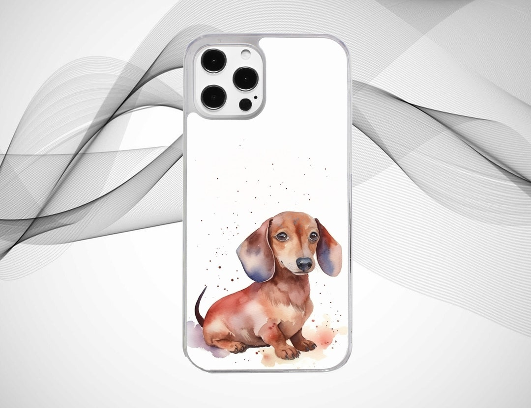 Watercolour Sausage Dog Cute Dog Phone Case for Iphone Samsung - Etsy UK