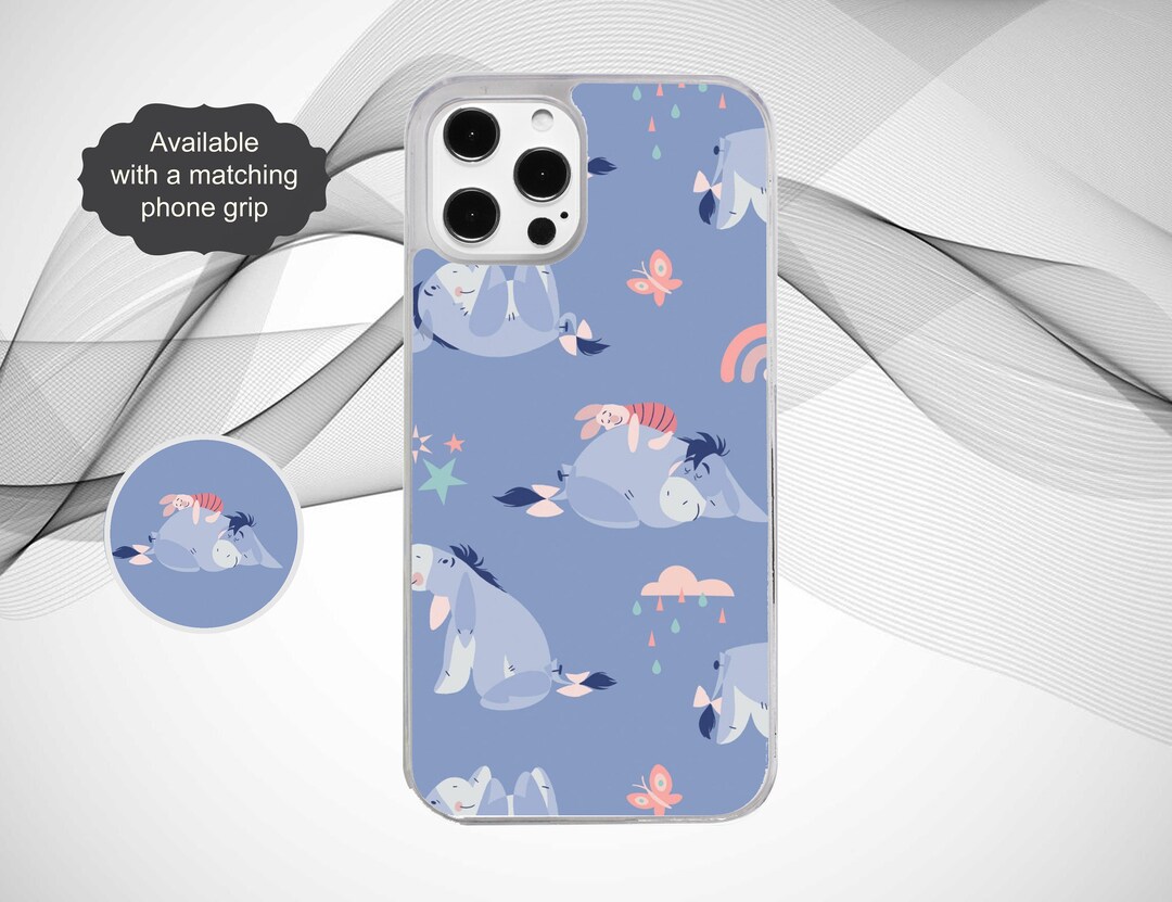 Cute Eeyore Pattern Phone Case Cover for iPhone Huawei Google Motorola ...