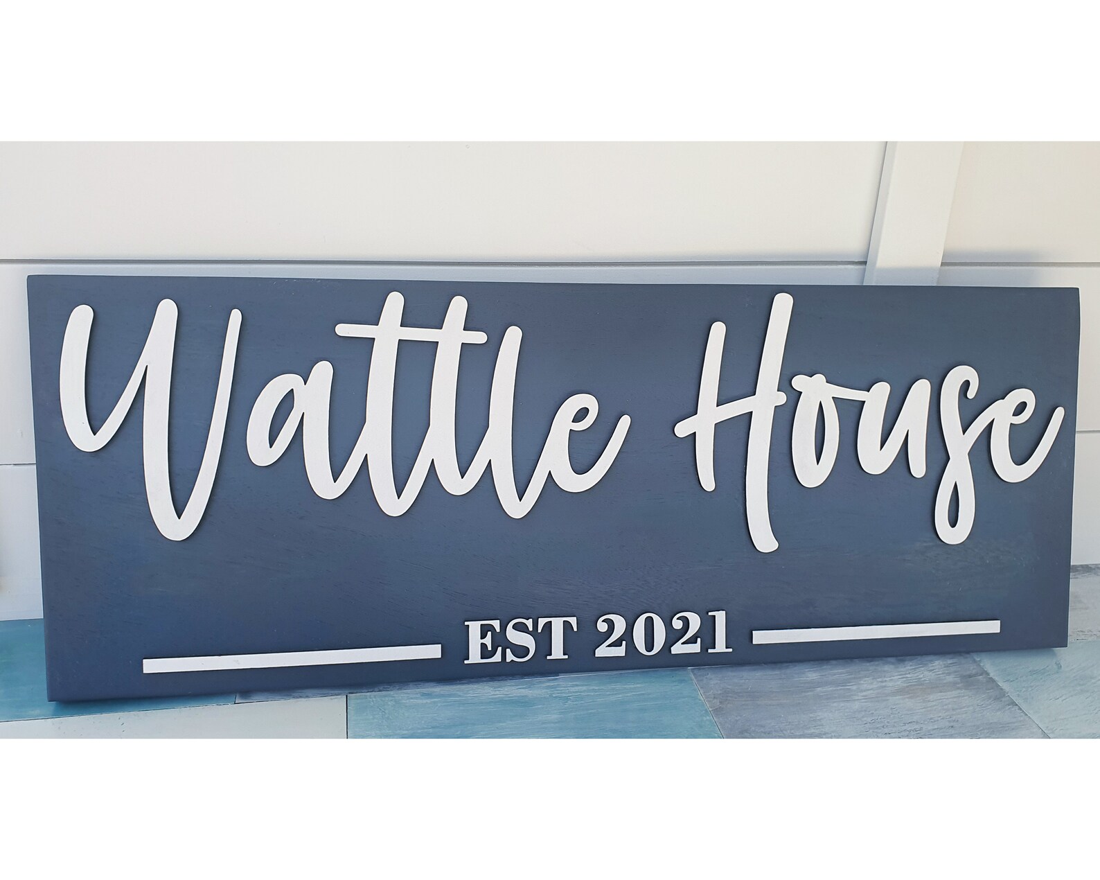 Custom Solid Wood Name Plague | Rustic Hand Made Home Decor ...