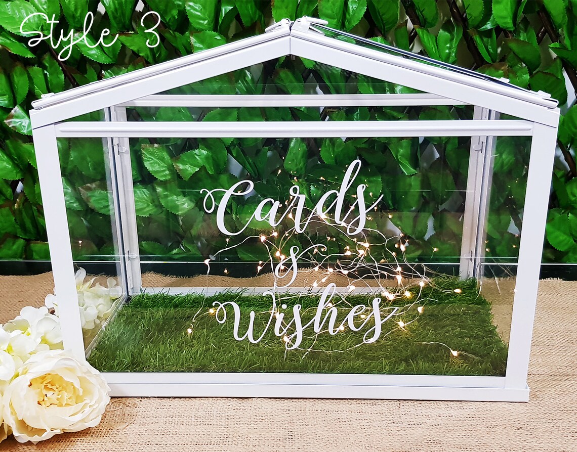 Card and Wishing Well Decal Sticker / VINYL ONLY / Wedding Ceremony ...