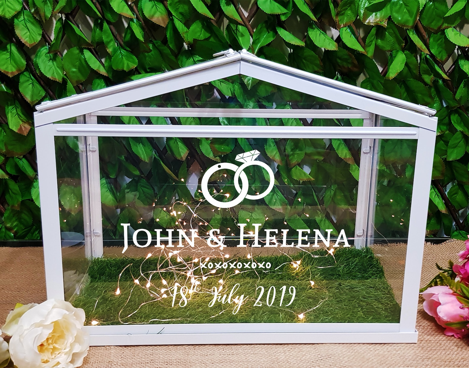 Card and Wishes Personalisation / Wedding Ring Sign / Wedding | Etsy