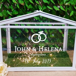 Card and Wishes Personalisation / Wedding Ring Sign / Wedding Sign ...