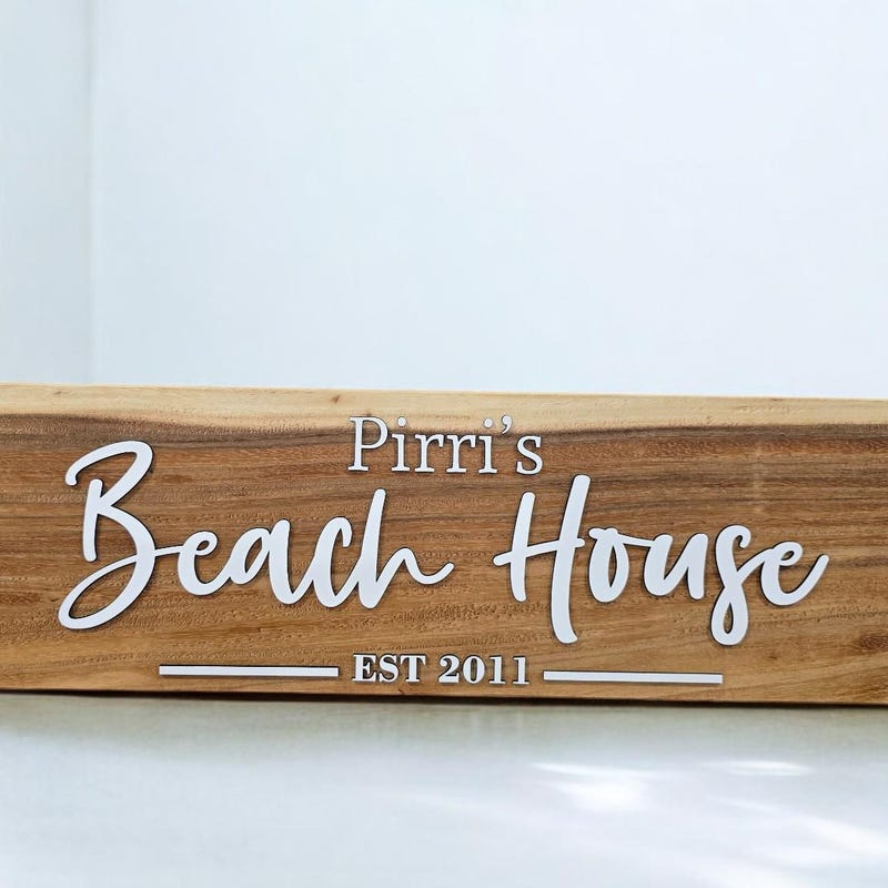 Beach House Signs - Etsy New Zealand