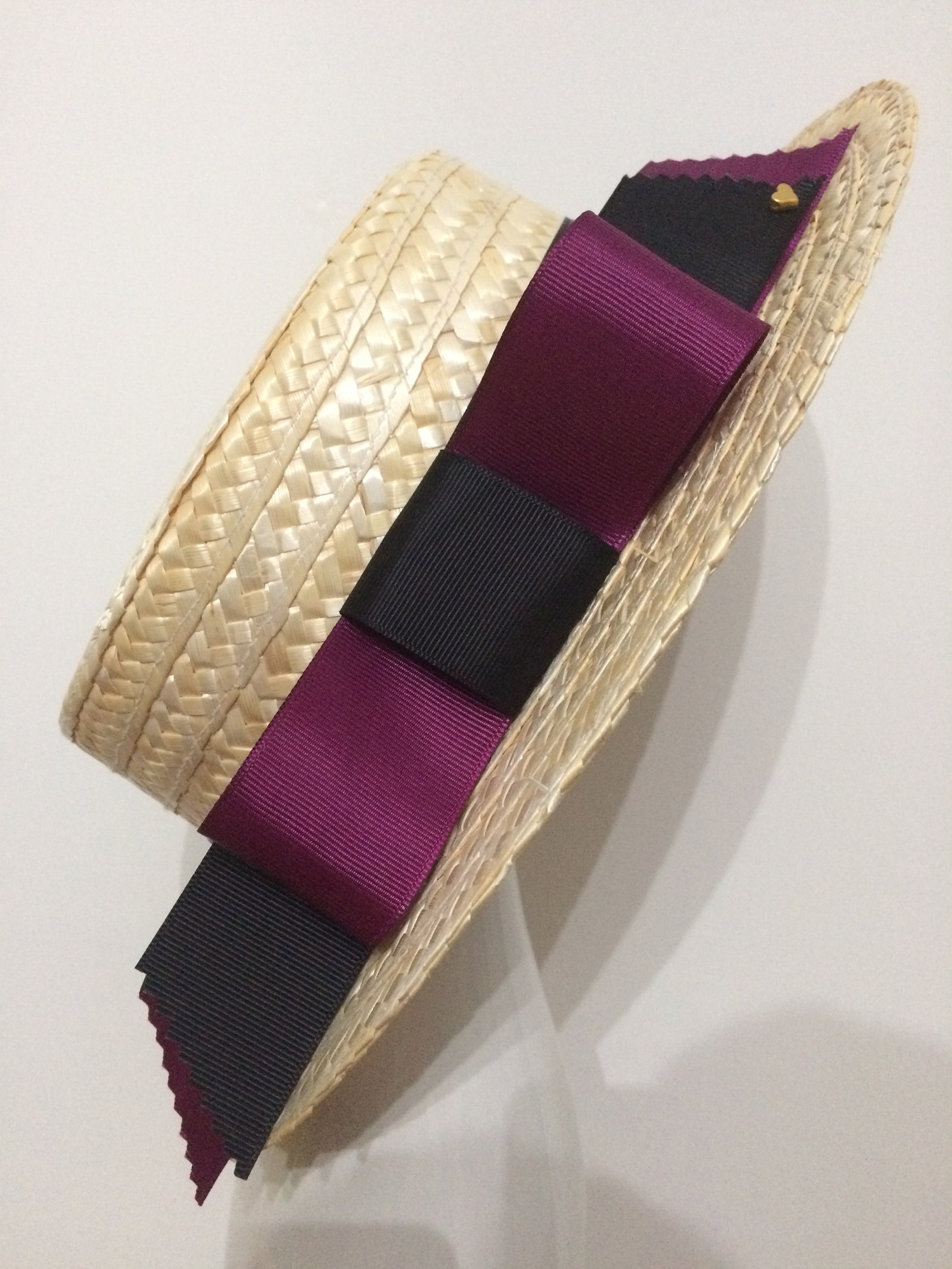 Elegant and Practical National Straw Hat With Two-tone - Etsy