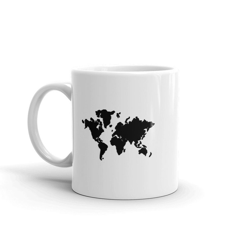 GO Mug | Map of World | Gift Mug for Travel & Adventure Enthusiasts ...