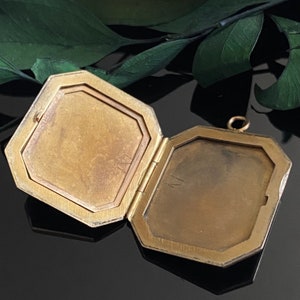 Antique Art Deco S.O.B. Pinstripe Shell Cameo Octagonal Rectangle ...