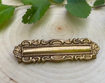 Antique Gold Pin | Etsy