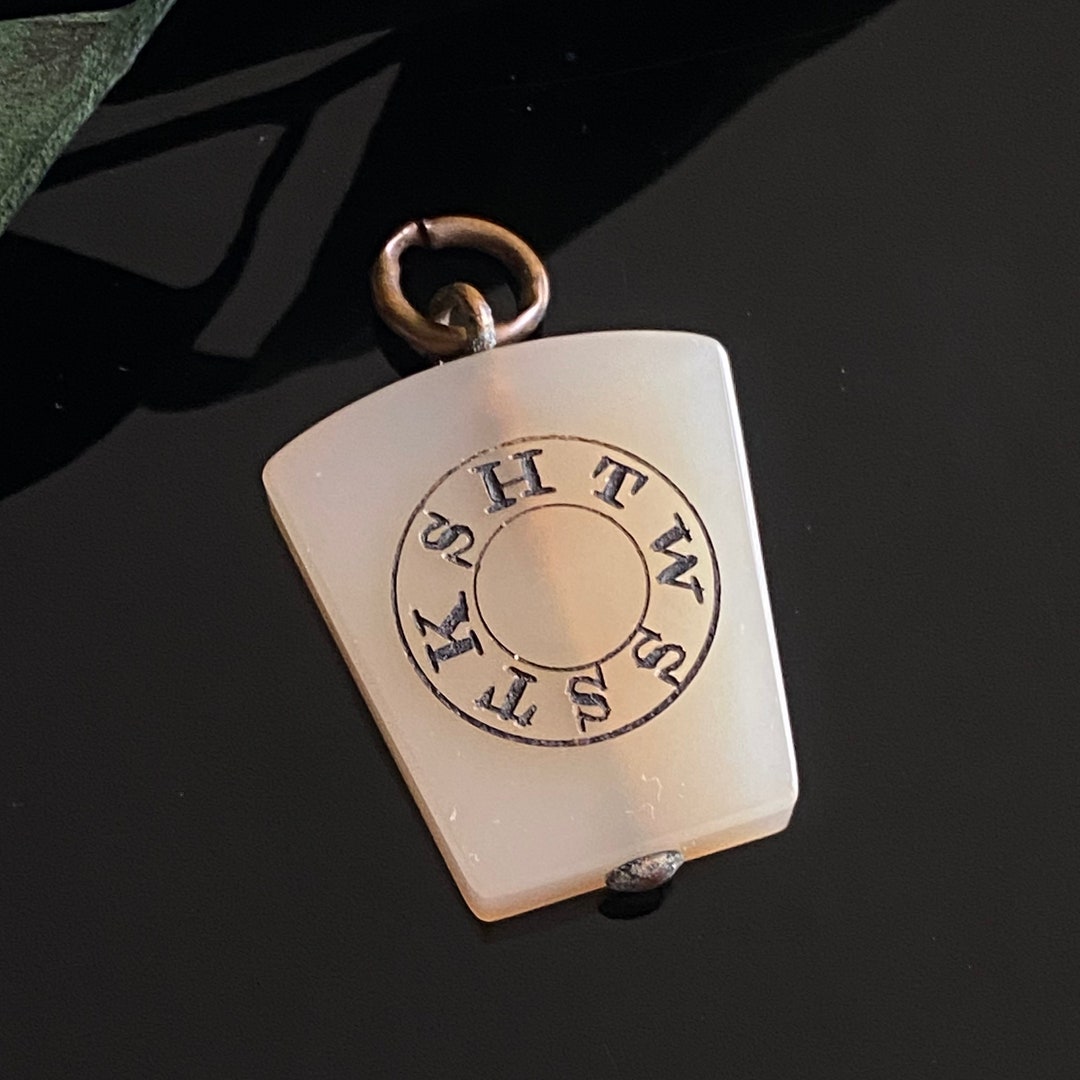 Antique Agate Masonic HTWSSTKS Fob Charm - Etsy