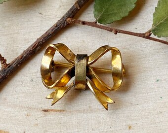 Antique Bow Pin | Etsy